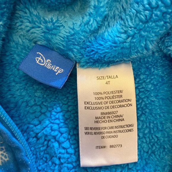 Disney | Jackets & Coats | Disneys Frozen Zipup Hooded Jacket Frozen ...